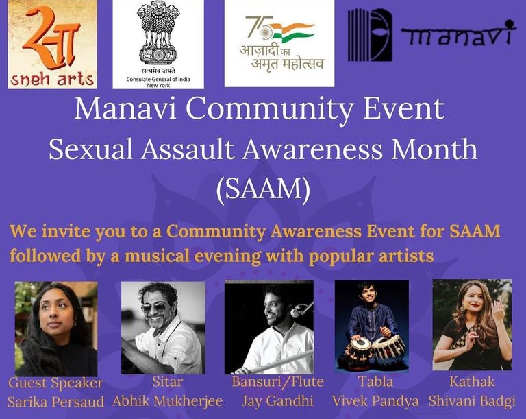 Manavi Community Event (Sexual Assault Awareness Month) — Manavi