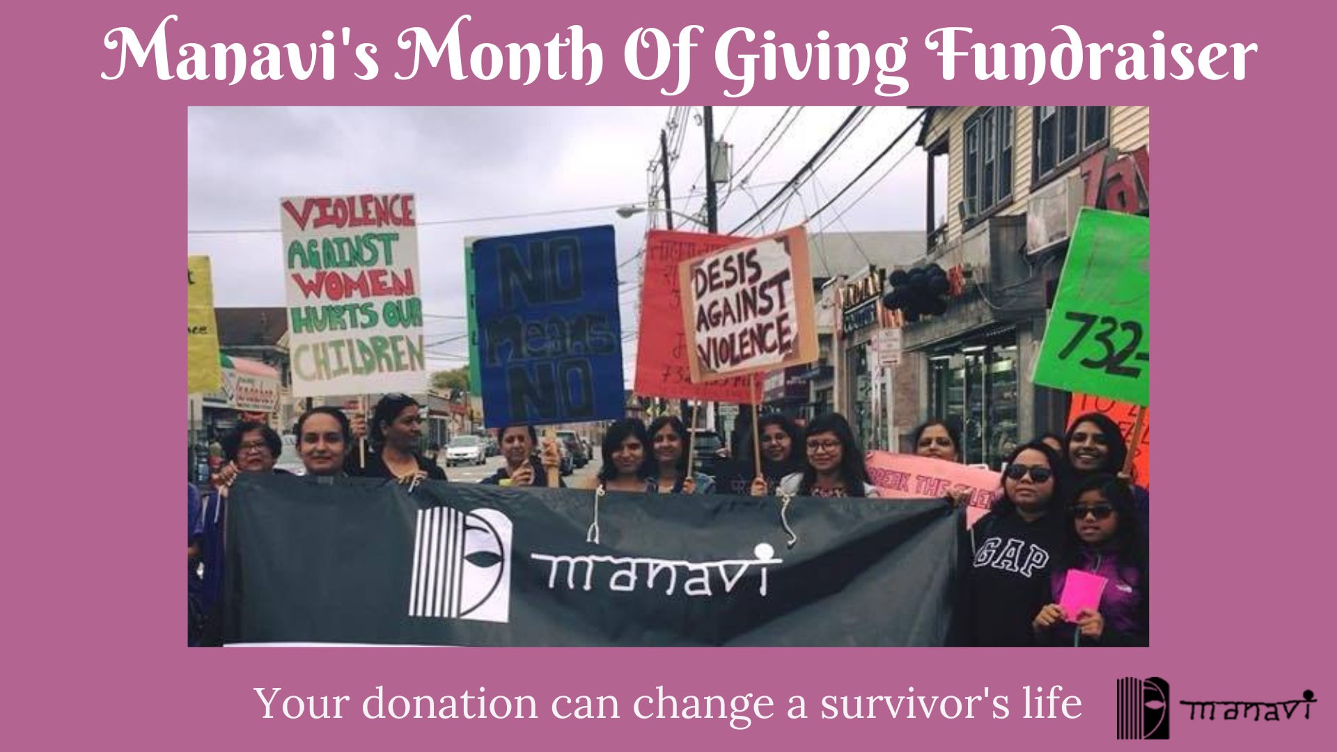 Manavi's Month of Giving — Manavi