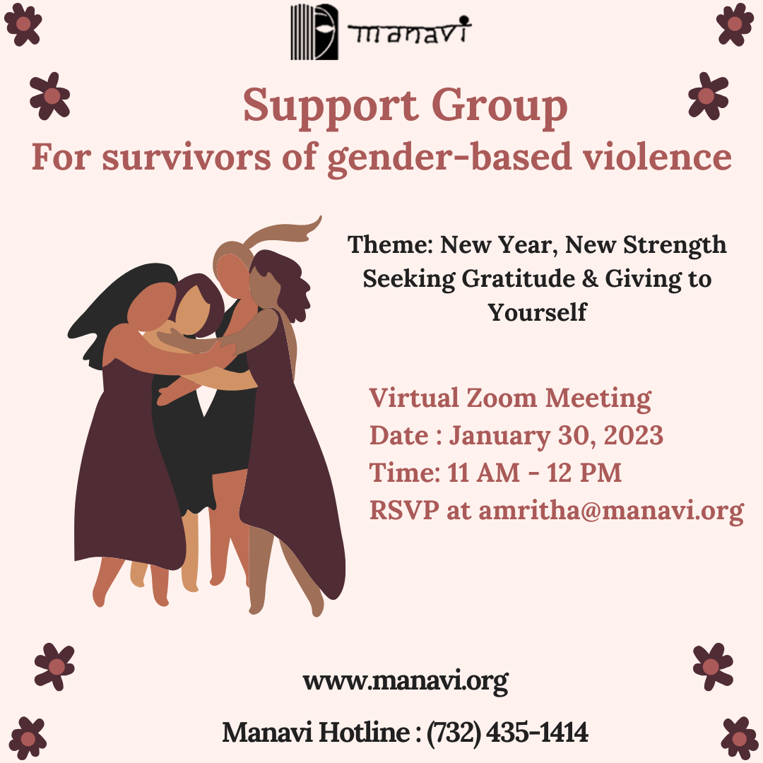 Support Group for Survivors of Gender-Based Violence — Manavi